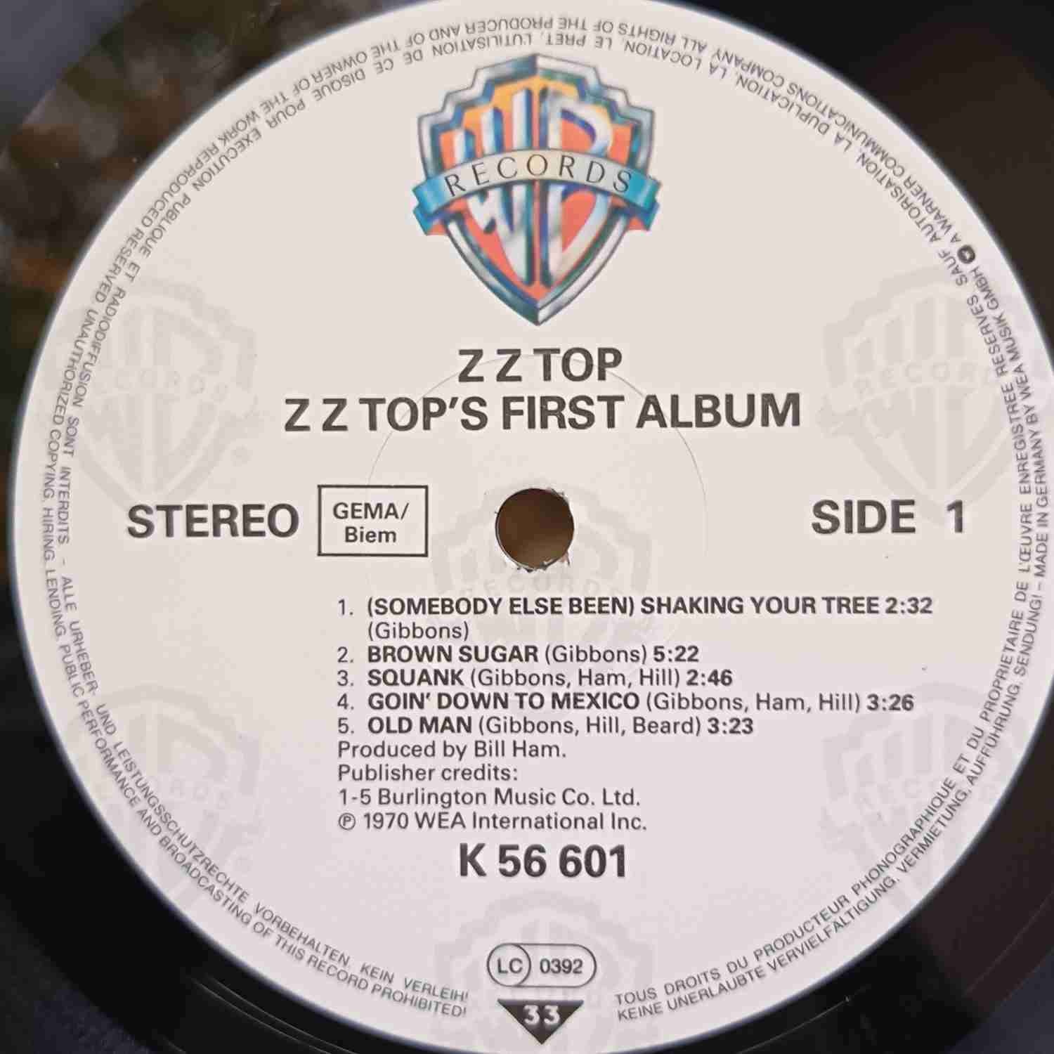 ZZ Top – First Album – Disc VINIL LP EX SKUOCT