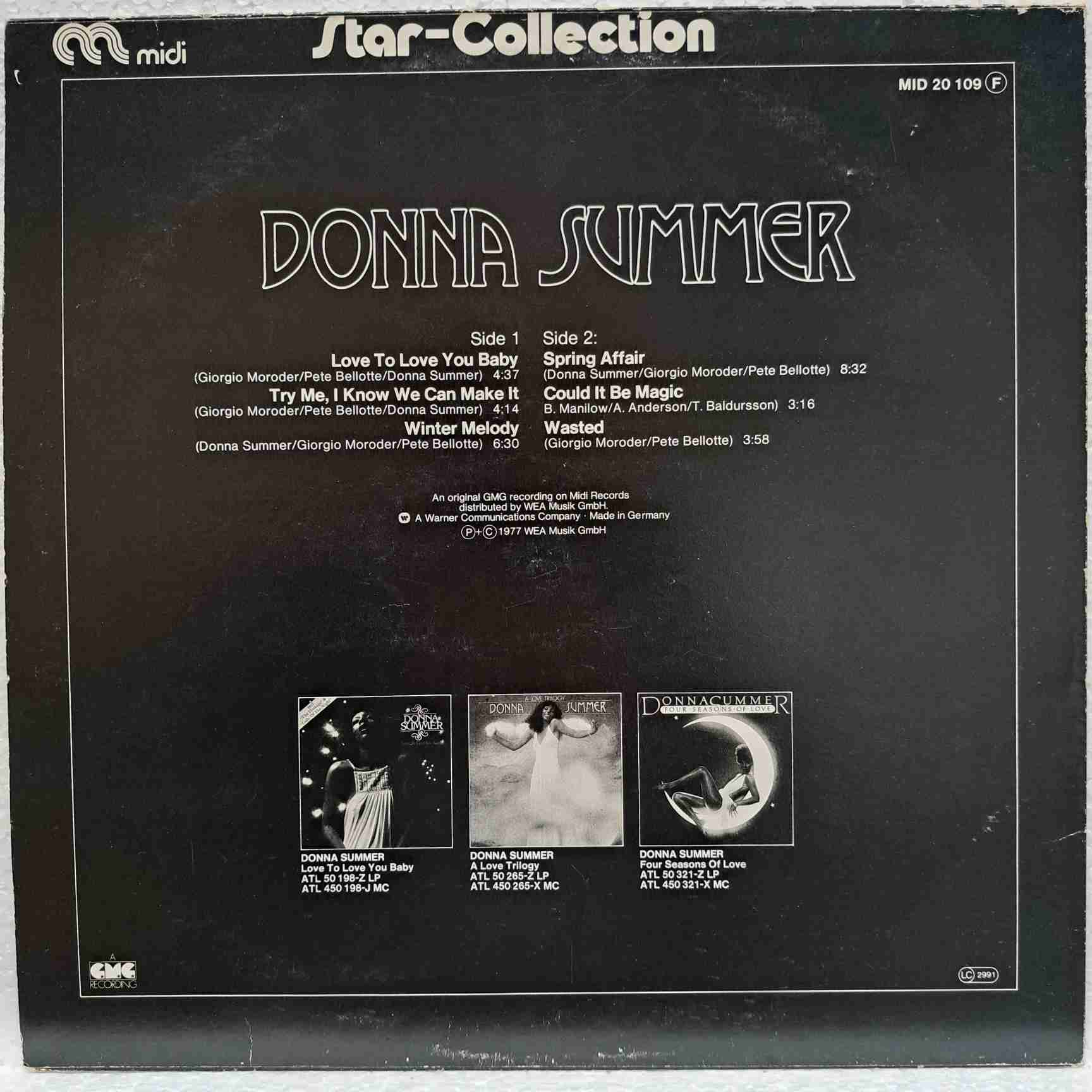 Donna Summer – Star-Collection – Disc VINIL LP VG+