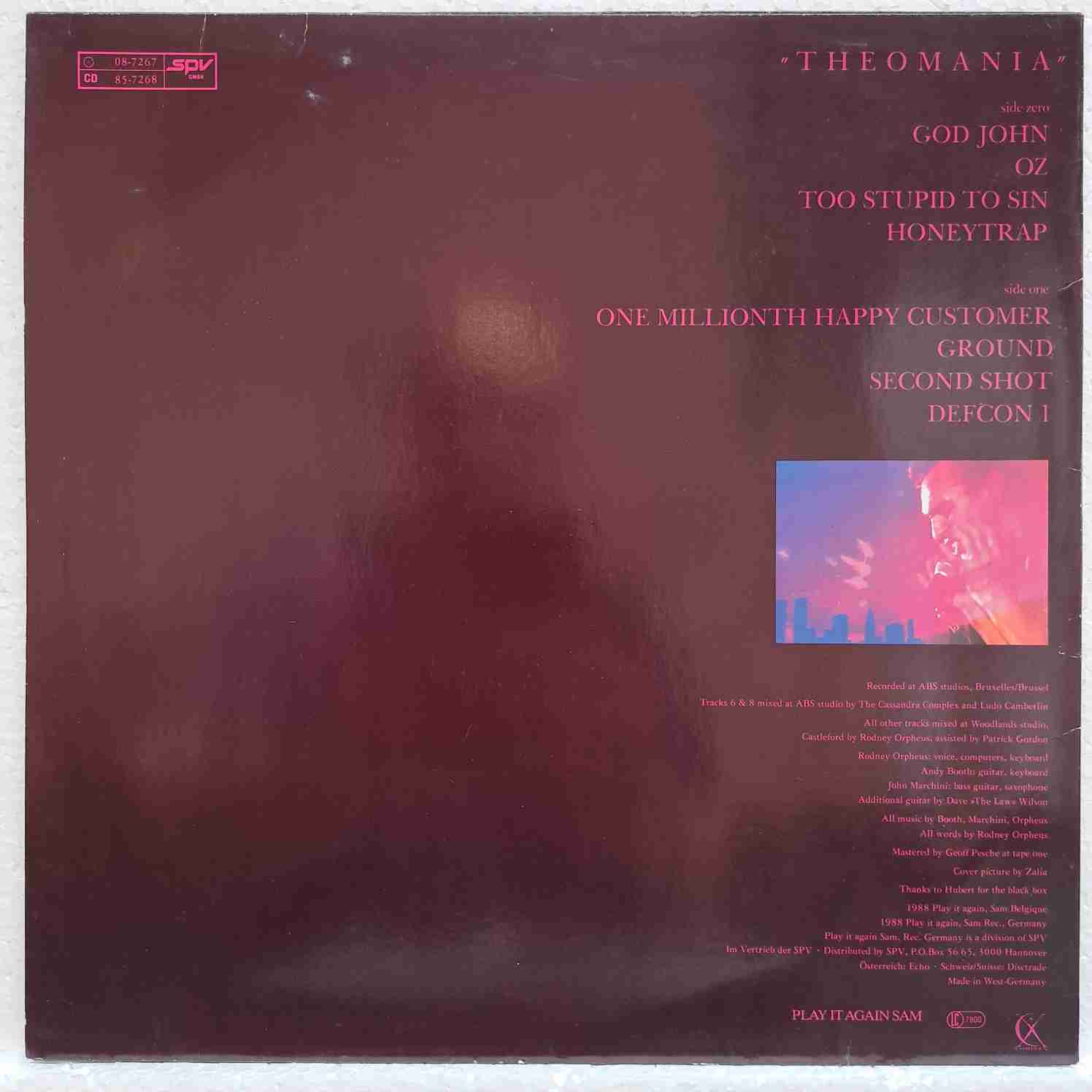 The Cassandra Complex – Theomania – Disc VINIL LP EX